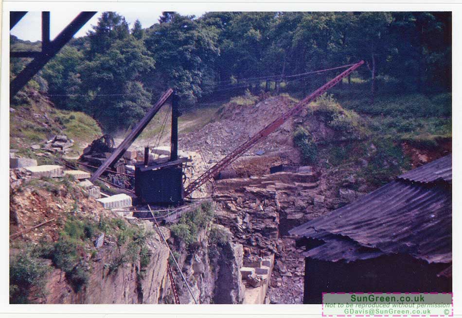 Barnhill Quarry in the woods of the Forest of Dean.