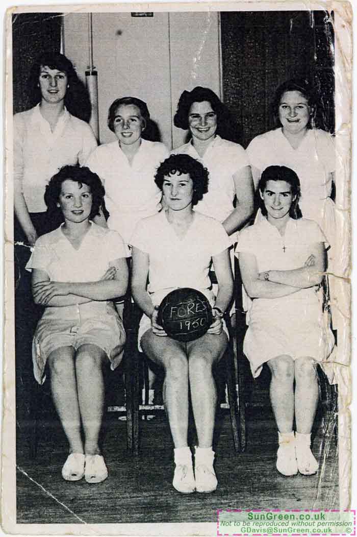 A Forest of Dean Netabll team in 1950