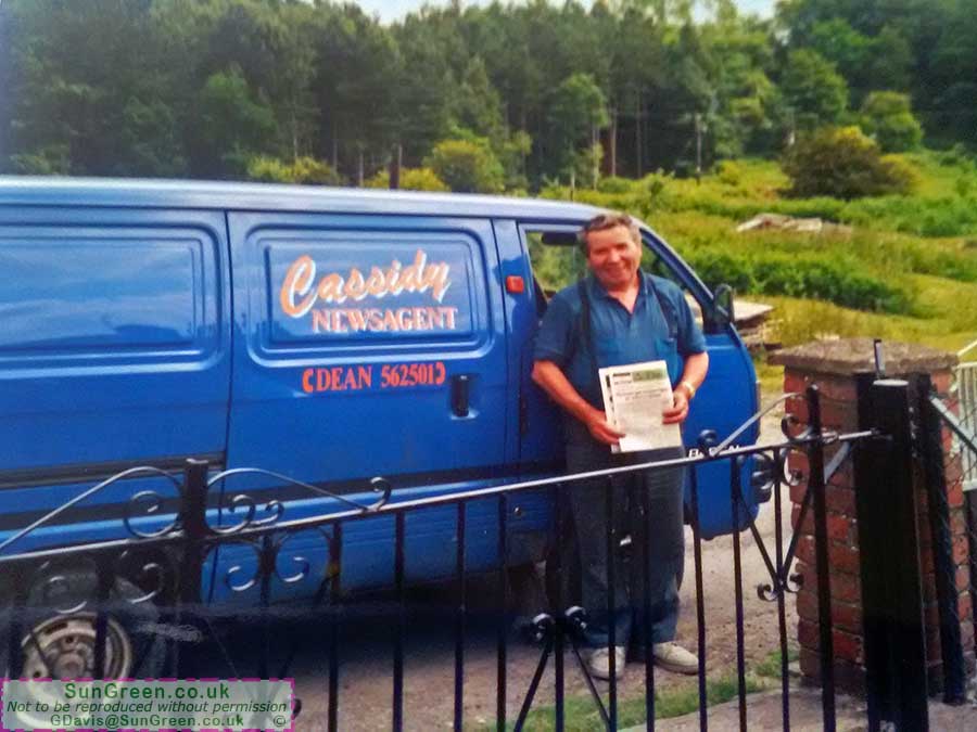 The Cassidy family, Newsagents of Bream in the Forst of Dean